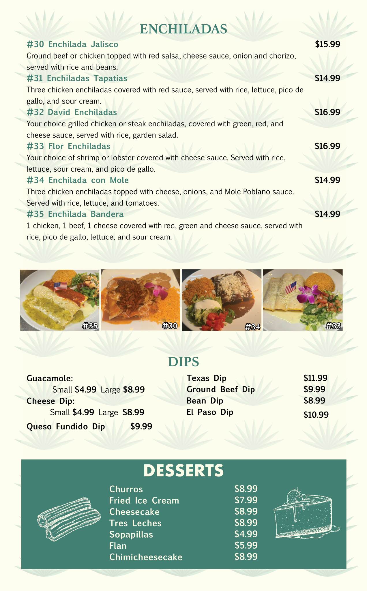 Menu – Los Altos Mexican Bar & Grill