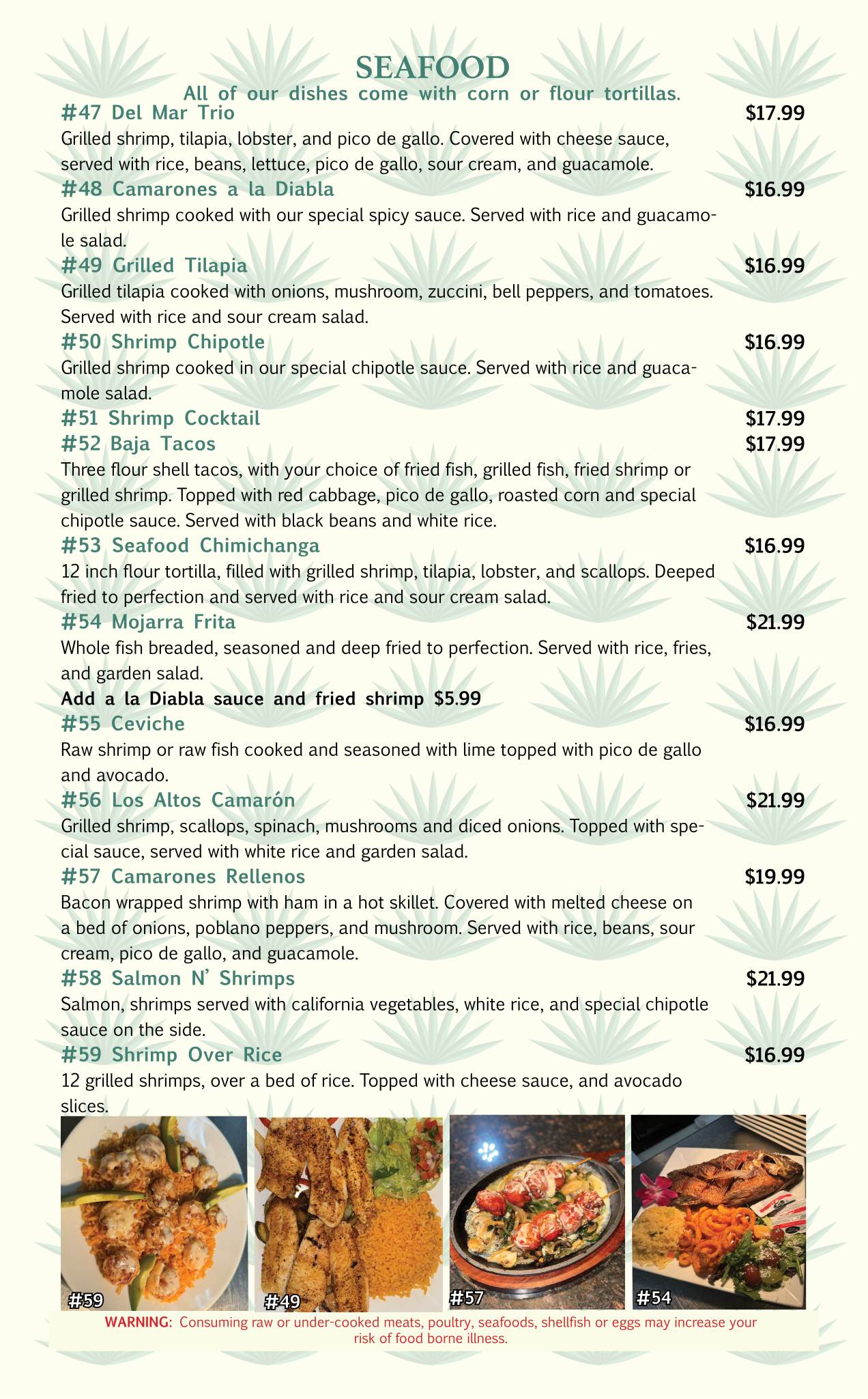 Menu – Los Altos Mexican Bar & Grill